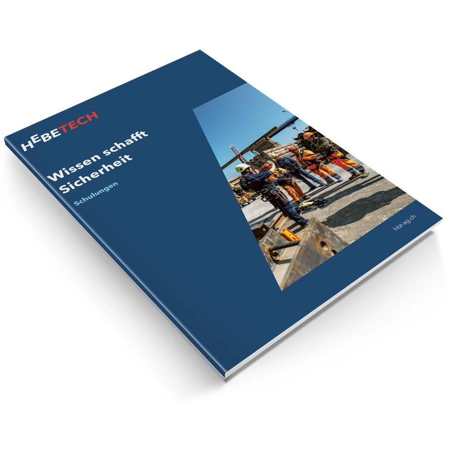 Hebetech Broschüre Schulungen - Hebetech AG