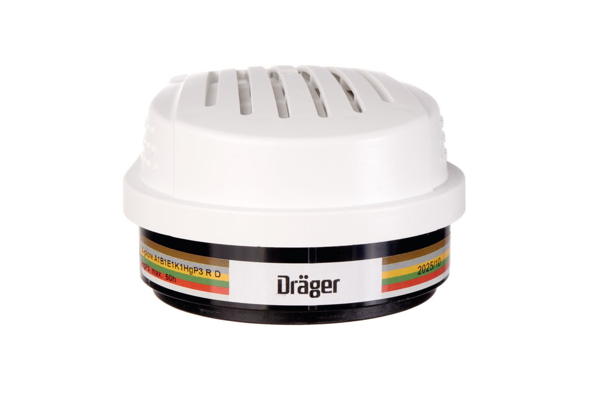 DRÄGER X-plore® Bajonett-Kombinationsfilter A1B1E1K1 Hg P3 R D ...