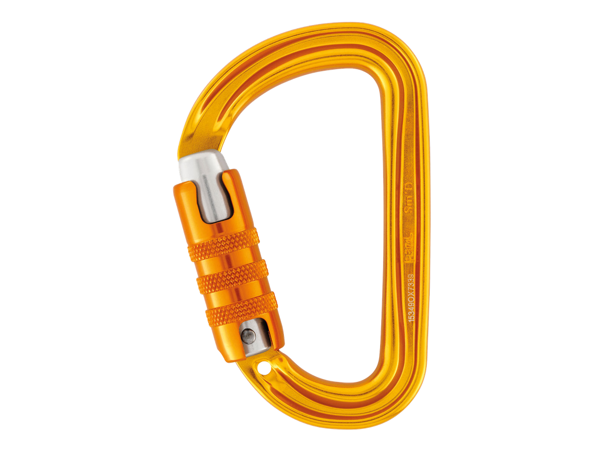 PETZL Karabiner Sm'D, Triact-Lock, gelb - Hebetech AG