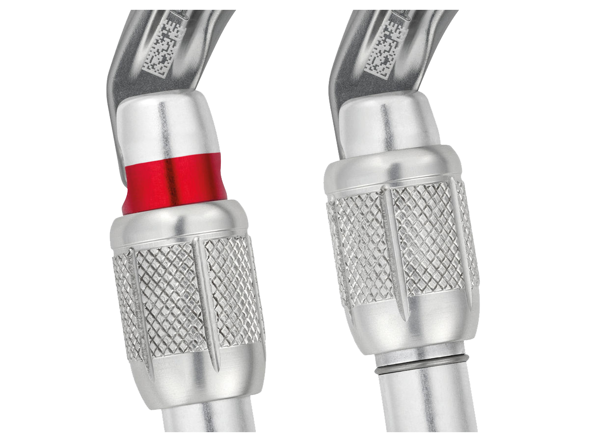 PETZL Karabiner Am'D, Triact-Lock, grau - Hebetech AG