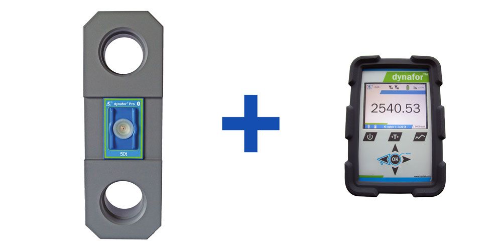 Zugkraftmessgerät Tractel Dynafor™ PRO, 100 t, mit Bluetooth + HHD ...