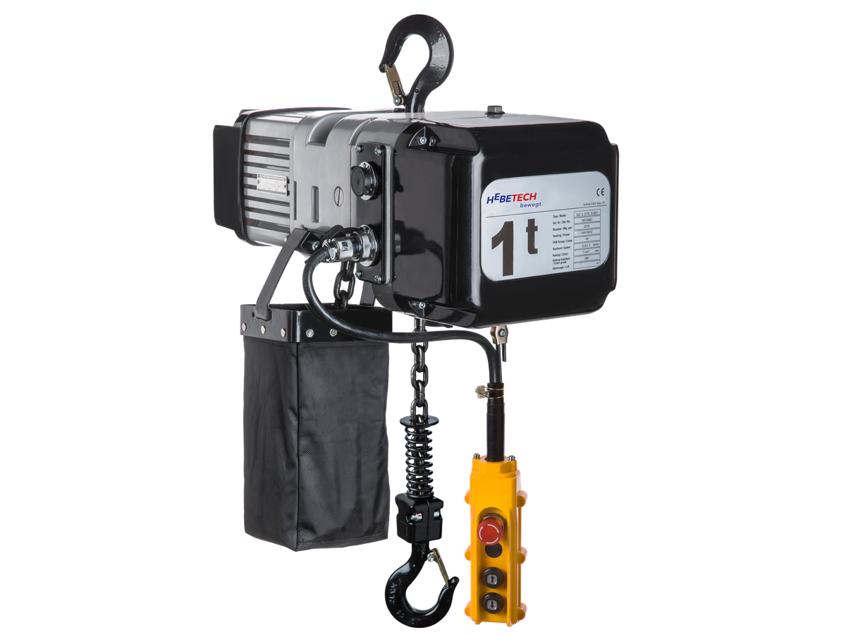 Elektrokettenzug ECH 500-03, 500 kg, Hubhöhe 3m - Hebetech AG