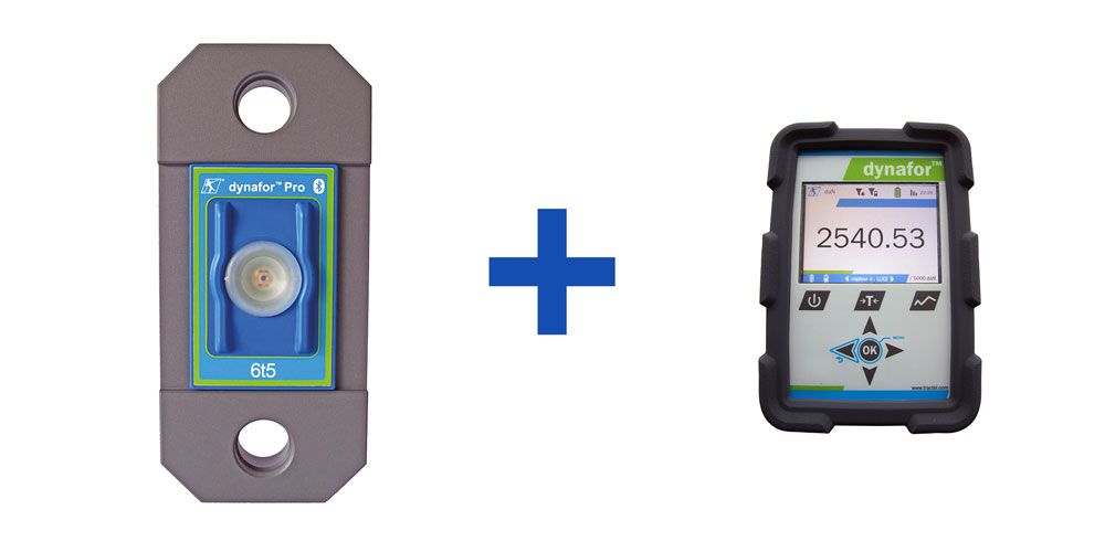 Zugkraftmessgerät Tractel Dynafor™ PRO, 6.5 t, mit Bluetooth + HHD ...